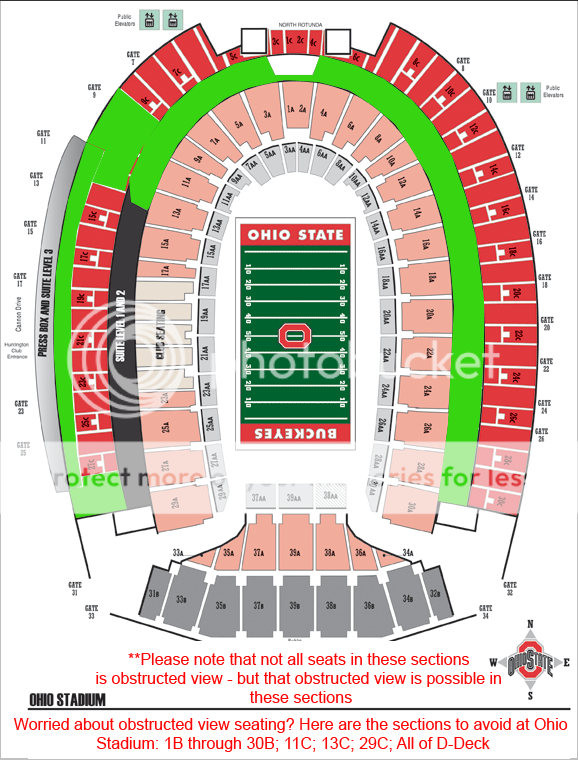 Ohio State University Football Seating Chart